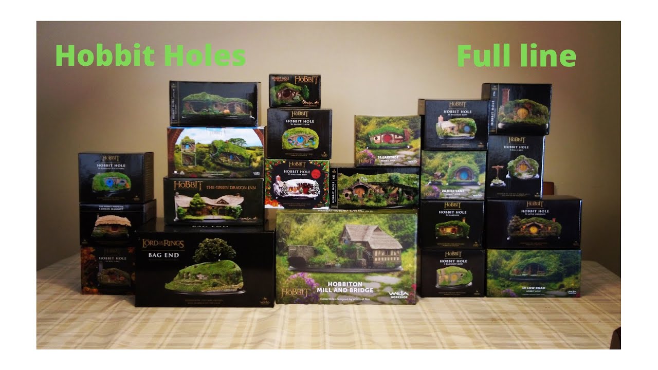 Full line of Hobbit Holes by Weta - YouTube
