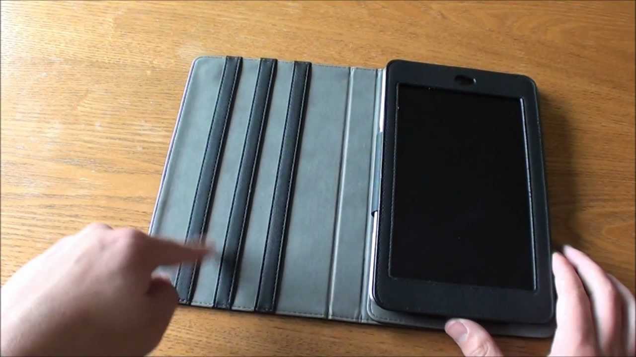 Nexus 7 SD TabletWear LuxFolio Case and stand - YouTube