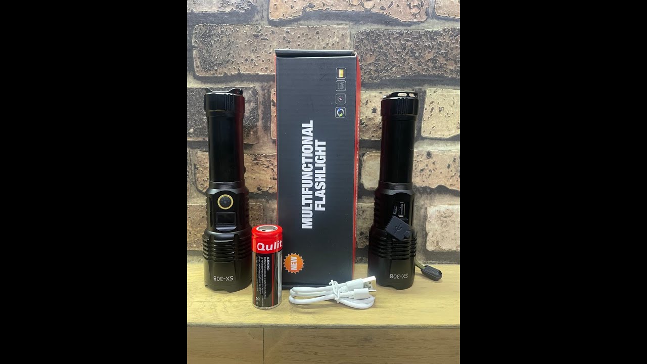 SX-308 Metal branded Torch Long Range - YouTube