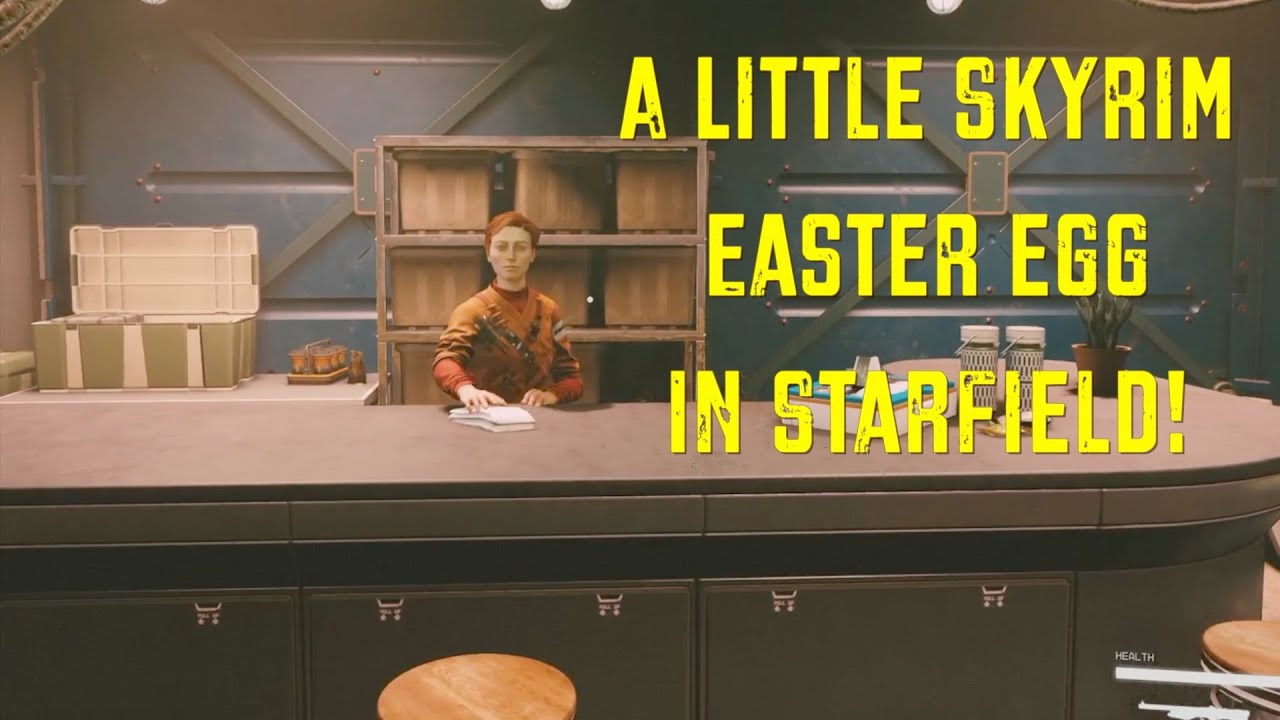 Starfield ~ A Little Skyrim Easter Egg In Starfield! - YouTube