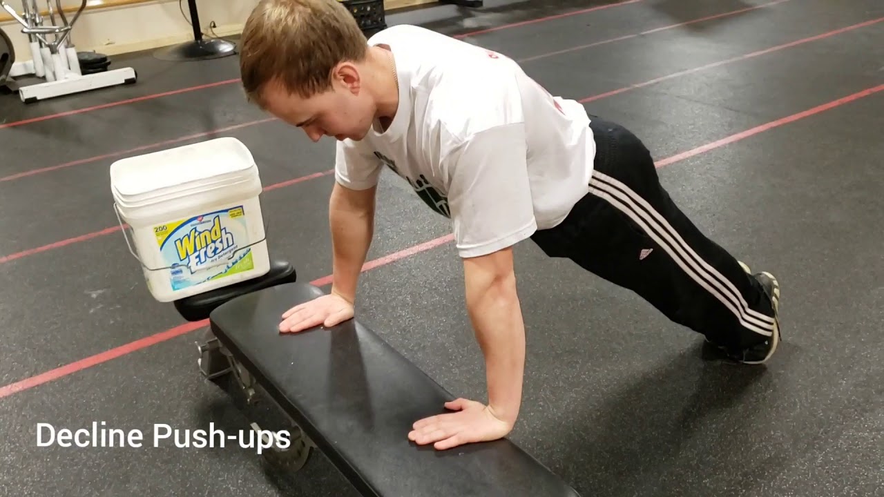 At Home Series: Decline Push-ups - YouTube