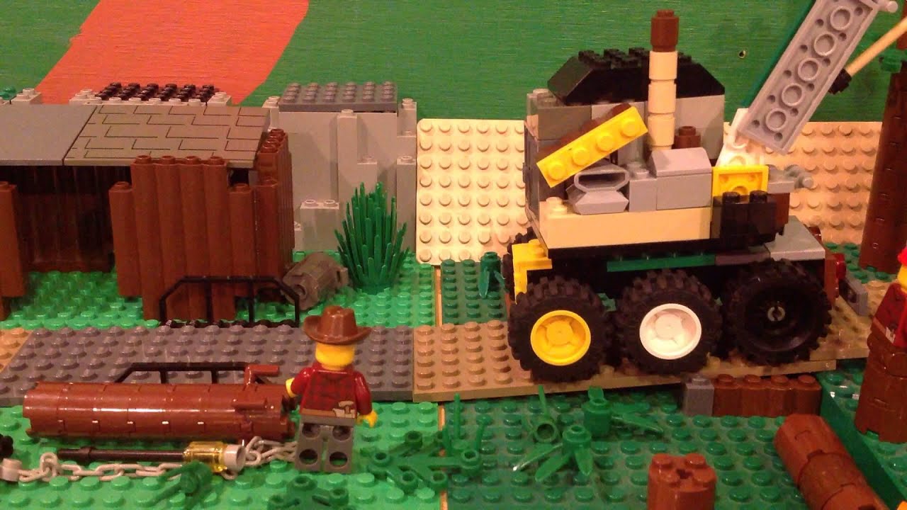 Lego Logging - YouTube