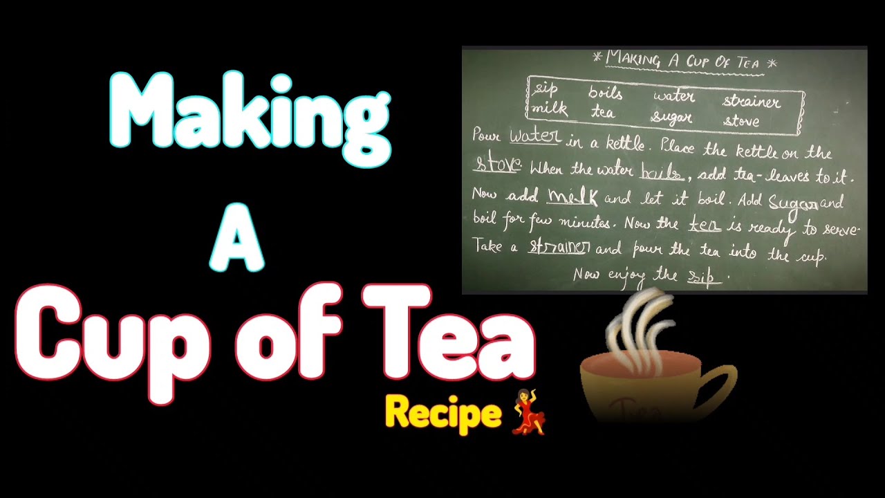 Making a Cup Of Tea☕exercise👍 - YouTube