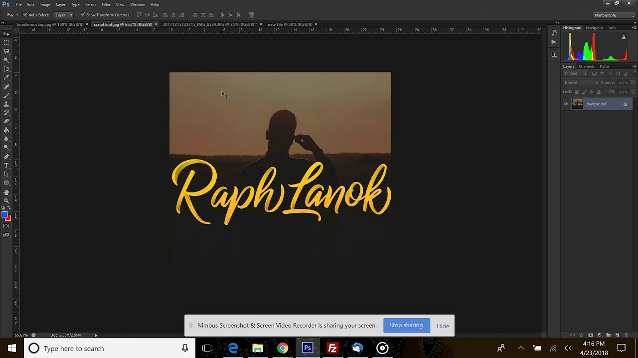 Photoshop CS6 Basics - New File, Open File, Save - YouTube