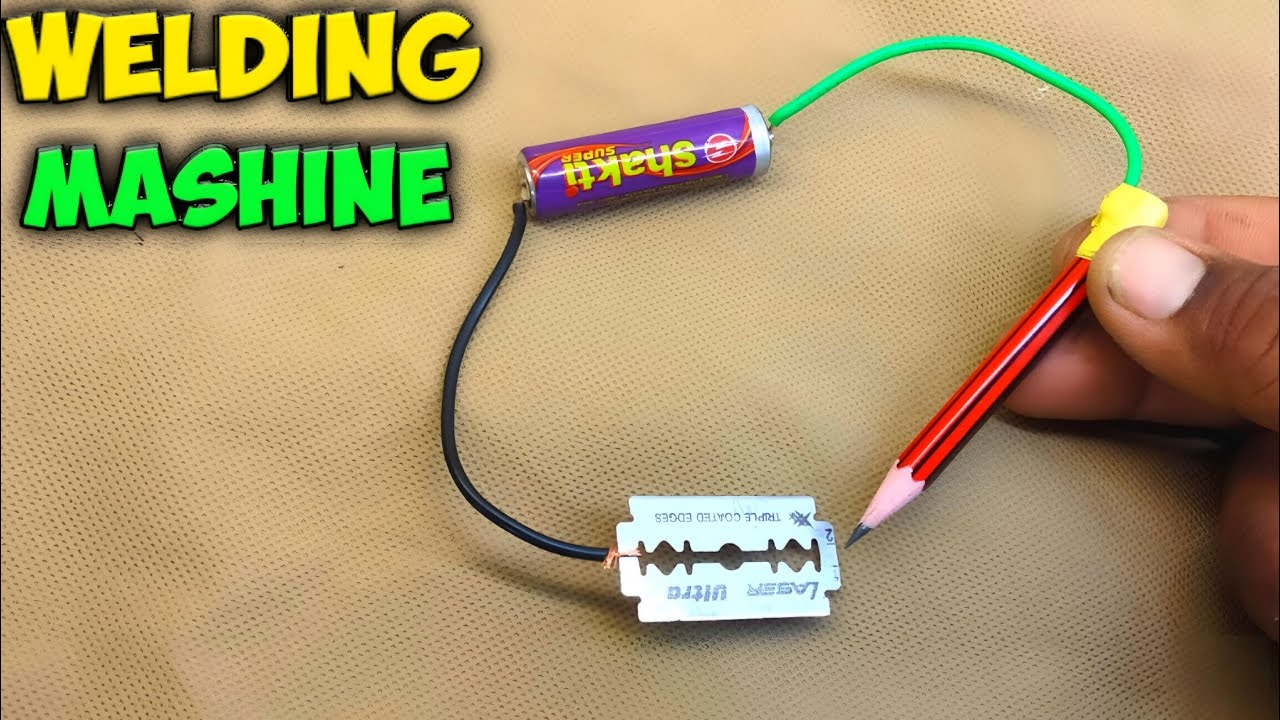 How_To_Make_Simple_Pencil_Welding_Machine_At_Home_With_Blade | bk ...