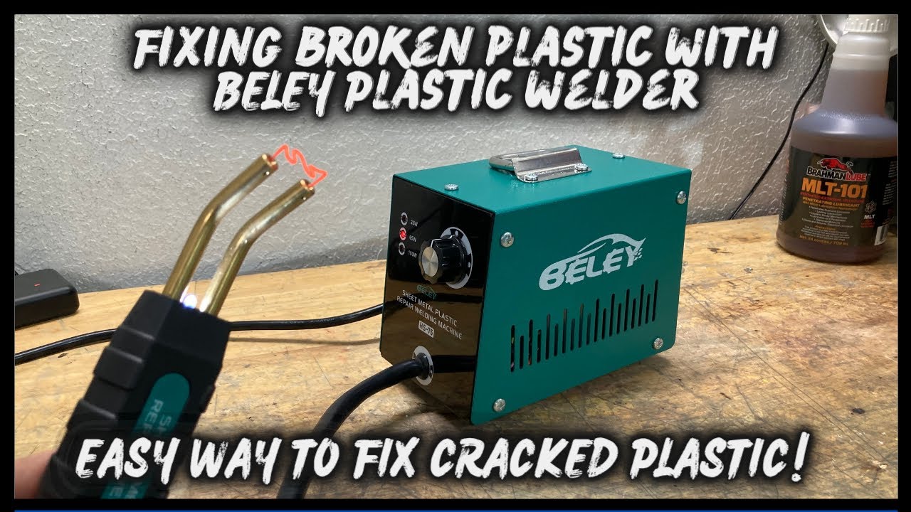 FIXING CRACKED/BROKEN PLASTIC WITH BELEY PLASTIC WELDER - YouTube