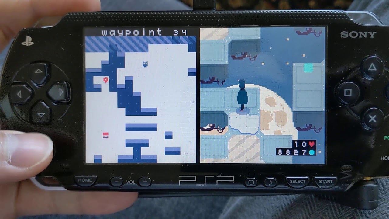 Blind Jump running on Sony PSP - YouTube