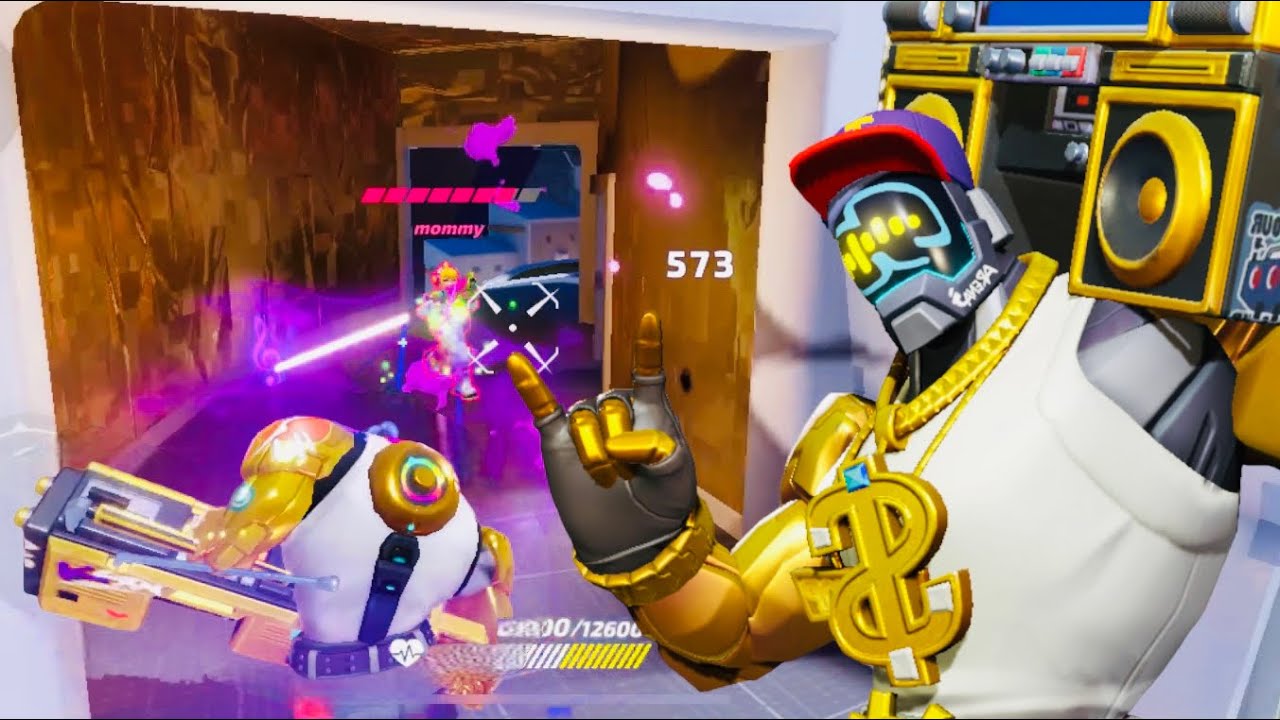 Al Ritmo De VICTOR 🎼 GOLD BLASTER SKIN | GAMEPLAY | T3 Arena - YouTube