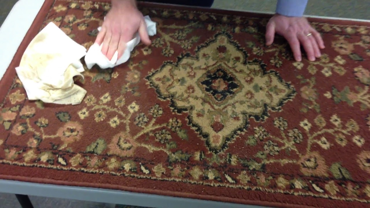MicroSeal Rug Protector Demo - YouTube