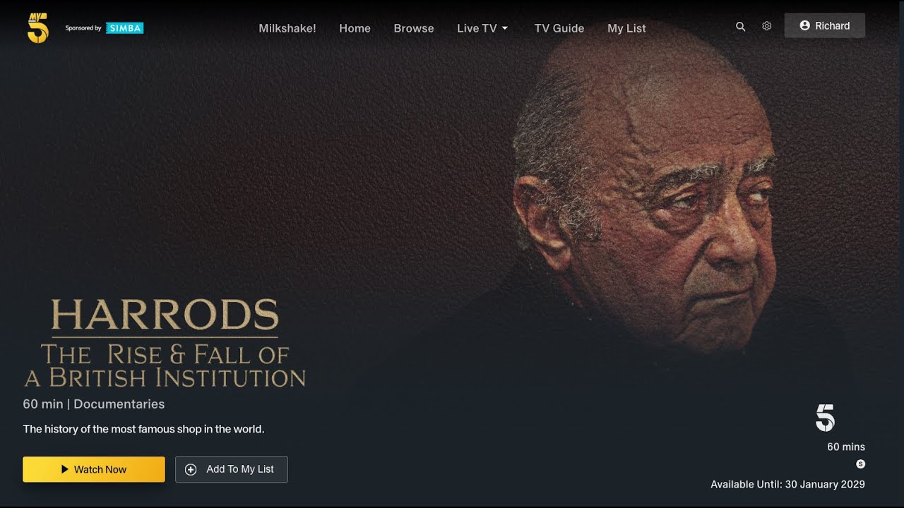 'Neo Classica' (Felt Music) album on Channel 5's 'Harrods: The Rise ...