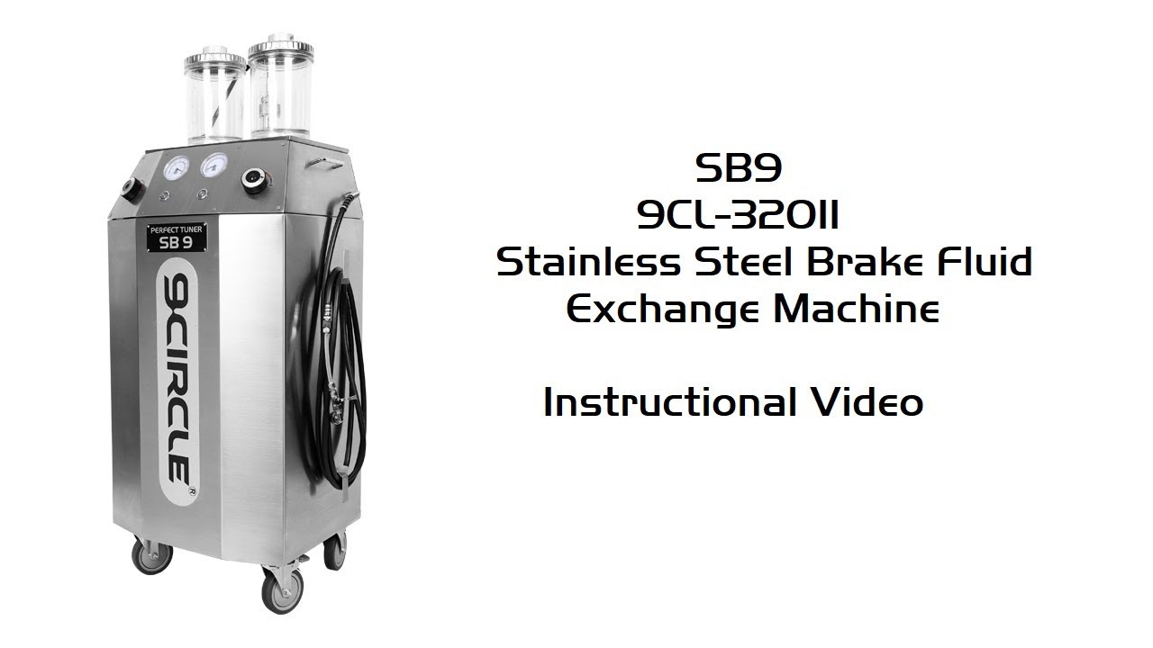SB9 9CL-32011 Stainless Steel Brake Fluid Exchange Machine ...