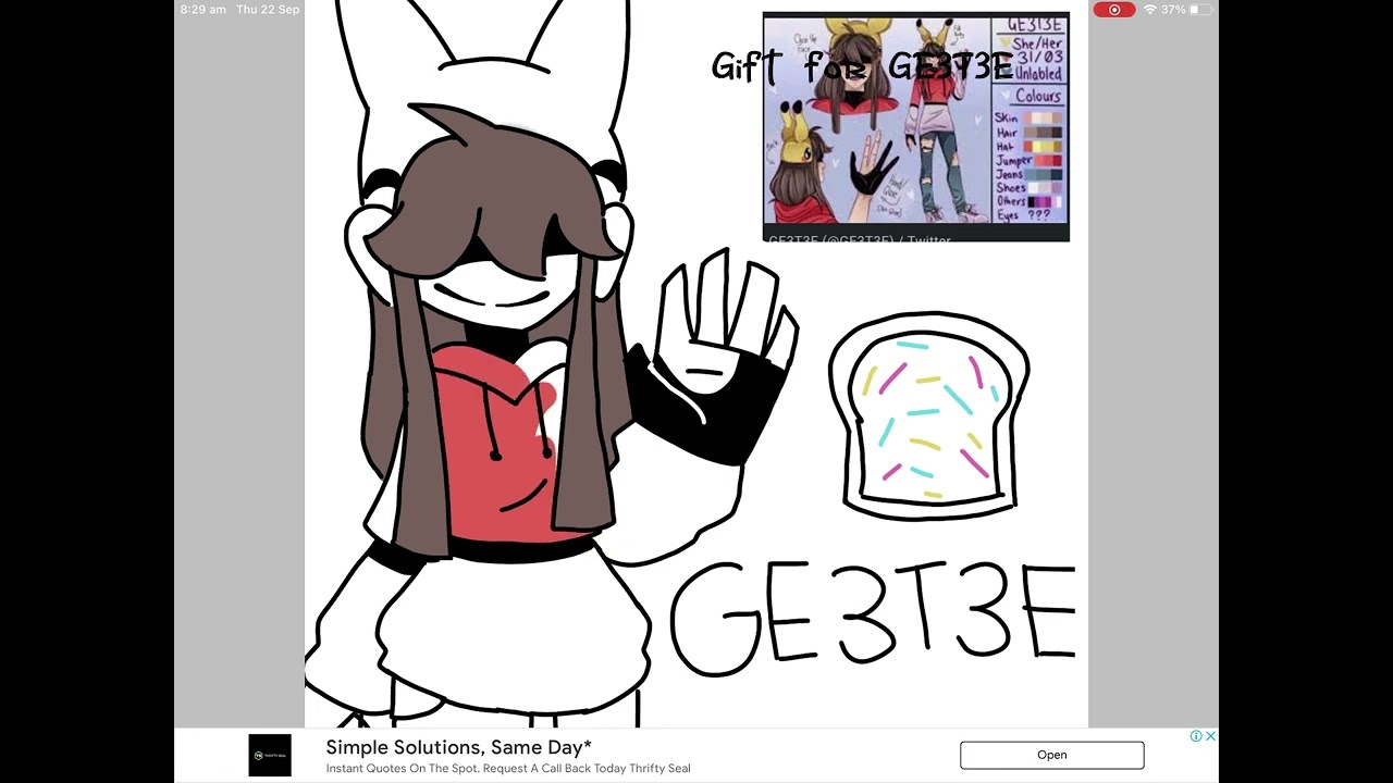 GE3T3E fan art! - YouTube
