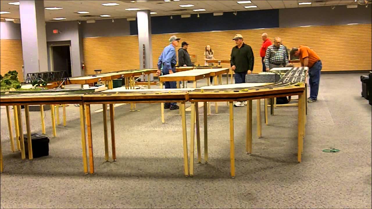 Model Train Platform Assembly Mall 12 2012 - YouTube