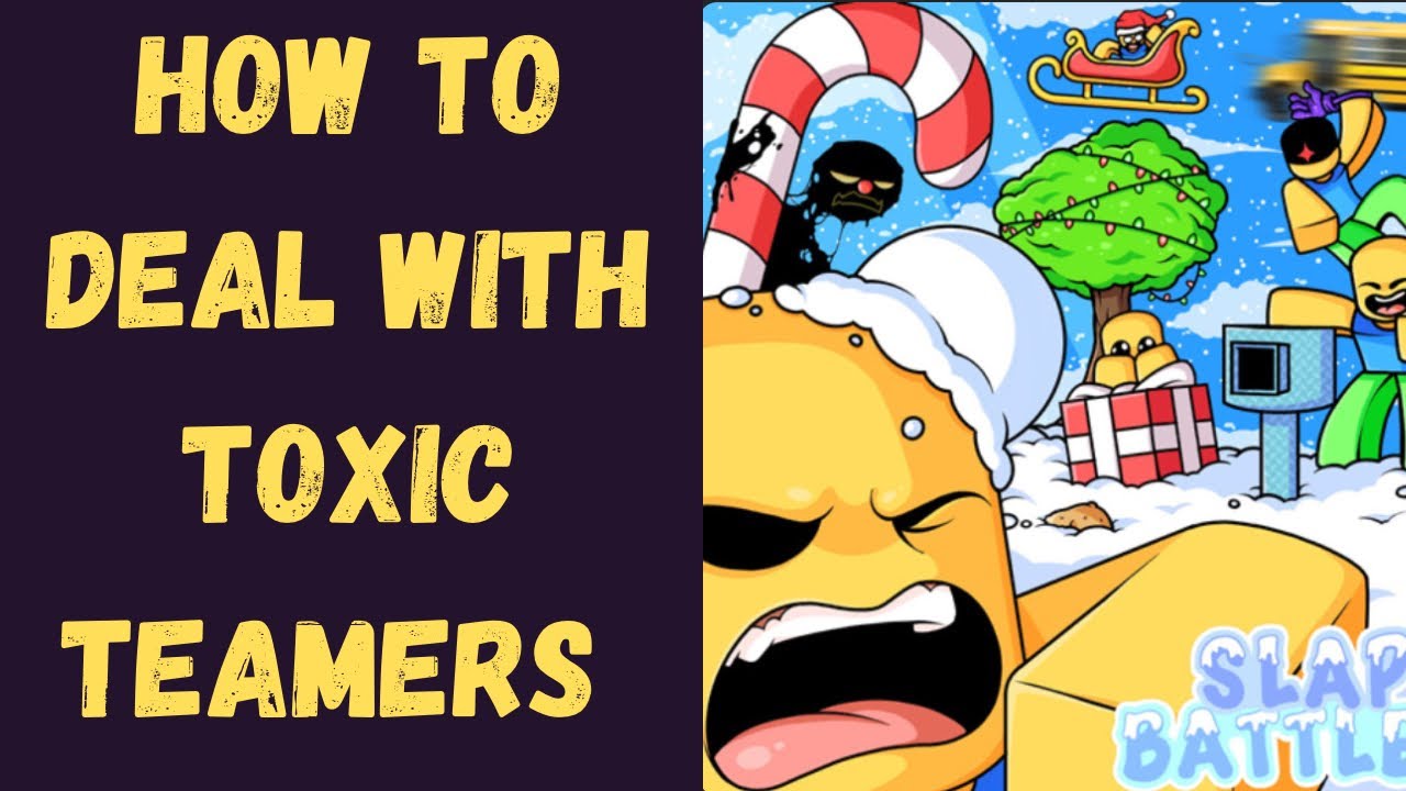 Slap battles roblox - How to deal with toxic teamers (3 steps) - YouTube