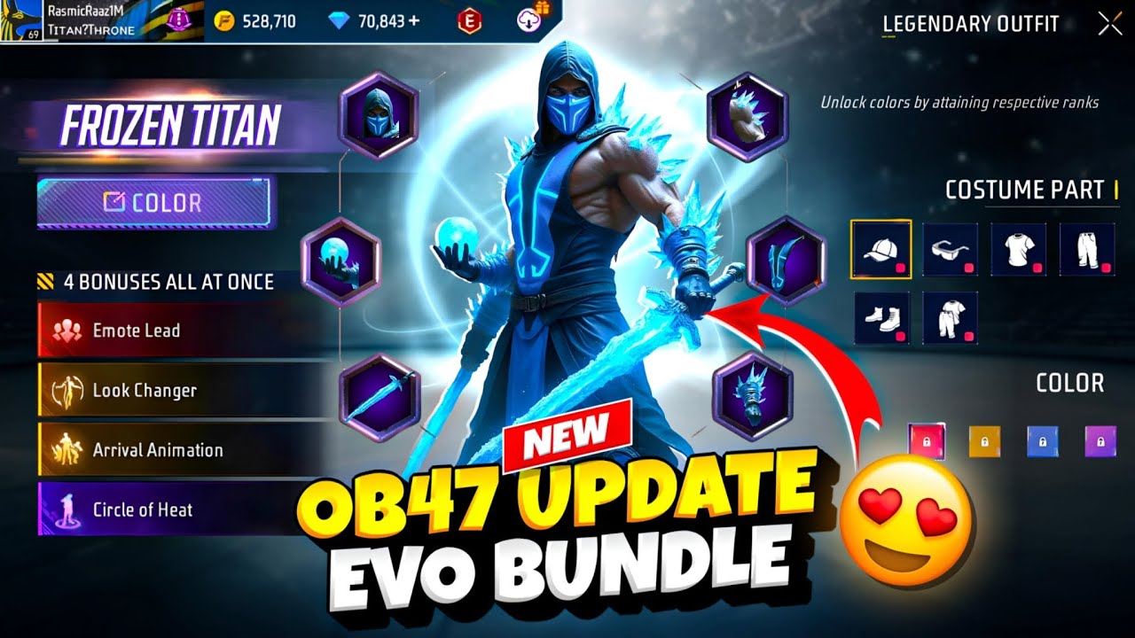 Ob47 Update New Evo Bundle 🥳🤯 | Free Fire New Event | Ff New Event ...
