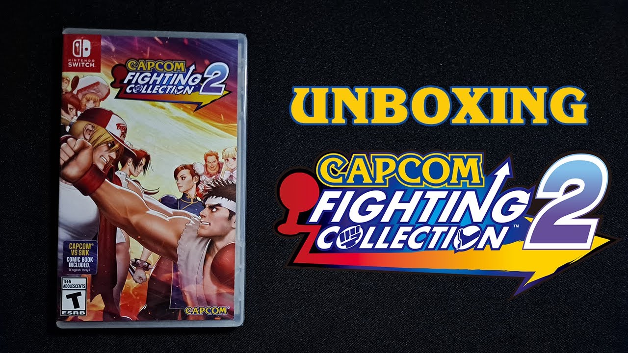 UNBOXING CAPCOM FIGHTING COLLECTION 2 | + Comic Book #unboxing # ...