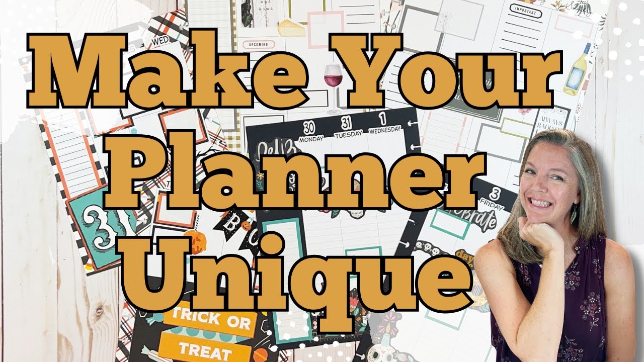 Make Your Planner Unique || Custom Planner Spreads - YouTube