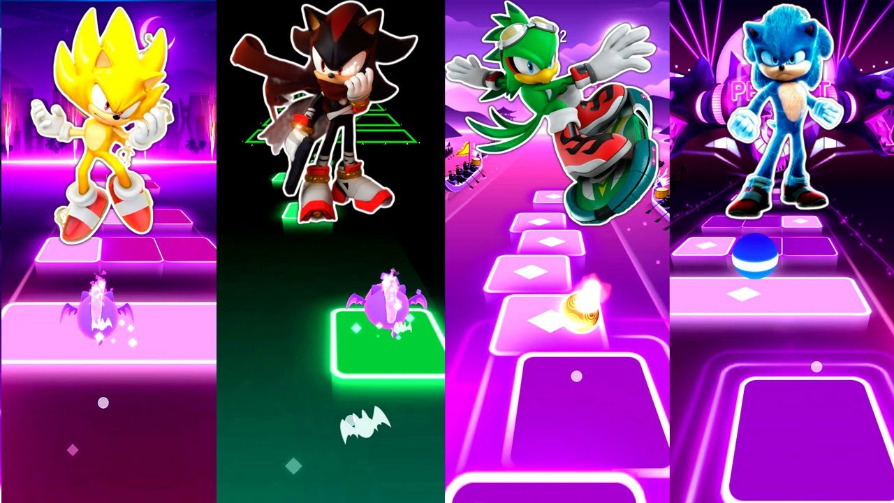 Tiles Xop Best - Sonic yellow🆚Sonic black 🆚 Sonic green 🆚 Sonic🎶 Tiles ...