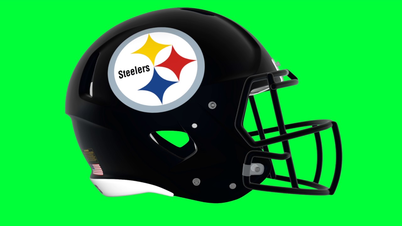 Pittsburgh Steelers Helmet Green Screen Logo Loop Chroma Animation ...