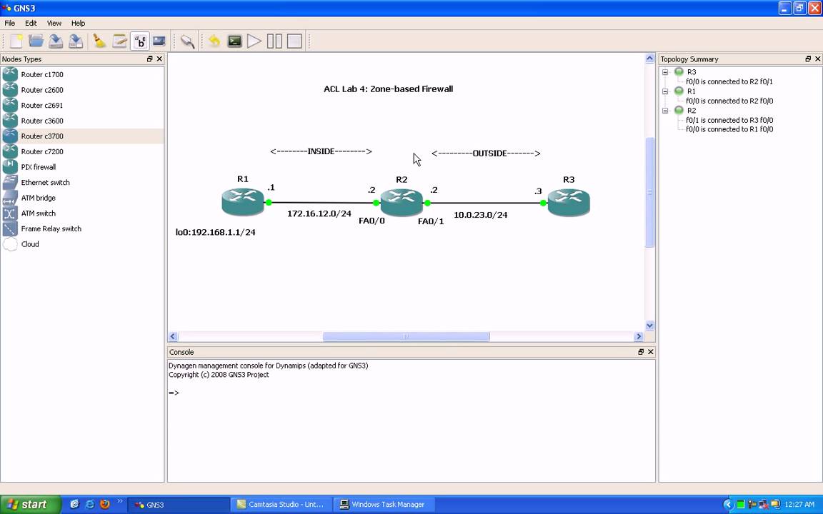 Access Control List ACL Lab 4 Zone Based Firewall ZBF Trailer - YouTube