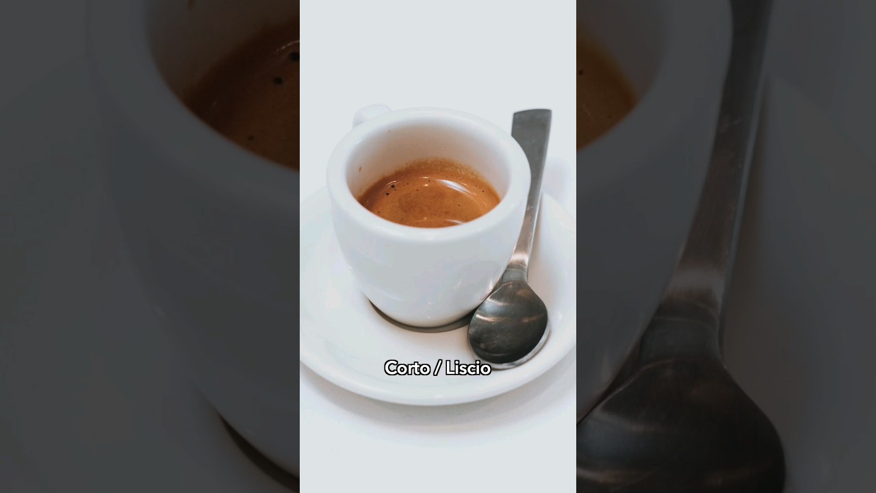 Espresso...or...caffè corto, lungo, macchiato e deca ☕🇮🇹 - YouTube