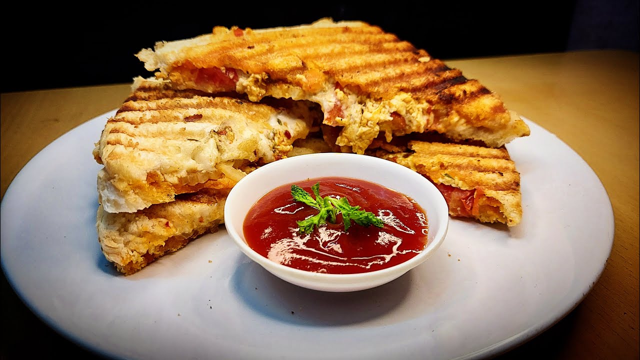 Schezwan Paneer Sandwich - Recipe | Easy and Quick recipe by @Neena's ...