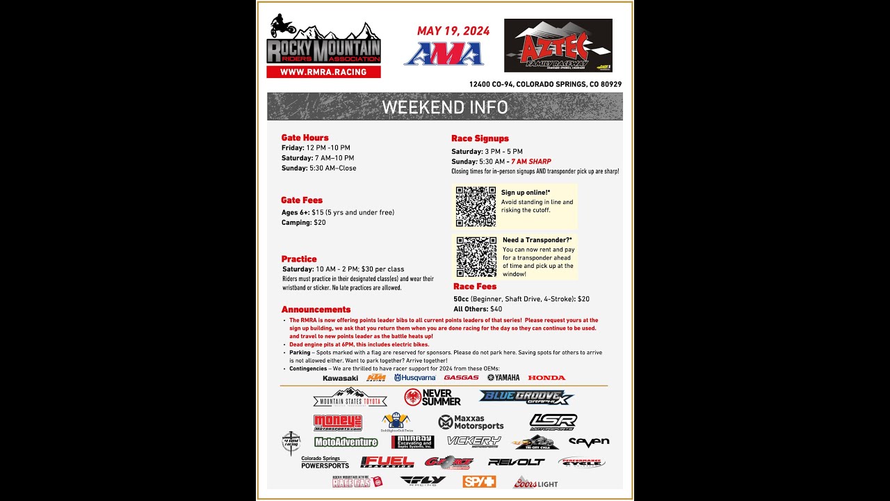 AMA Aztec Race Day Race 4 of 14 - YouTube