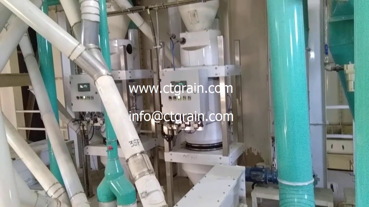 Flow scale for flour mill | volumetric flow meter - YouTube