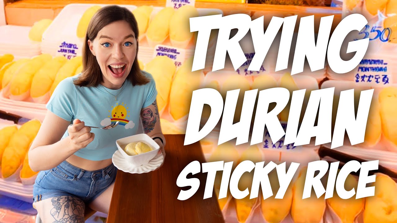 Trying Durian Sticky Rice 😱🍚 Michelin Street Food 🇹🇭 Kor Panich - YouTube