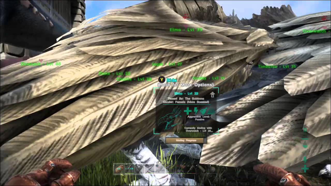 Xbox One Ark - Breeding Argys, Cheating the system - YouTube