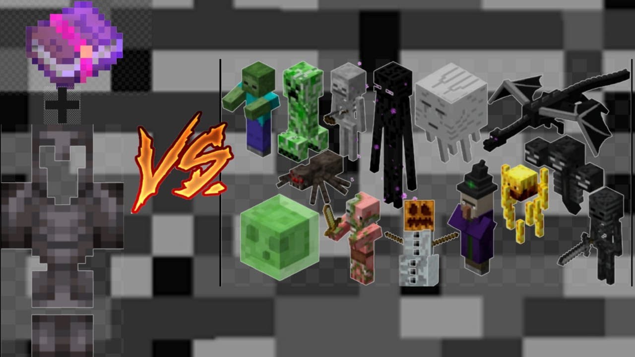 Thorns 3 VS All Mobs in Minecraft |How much powerful is Thorns 3 ...