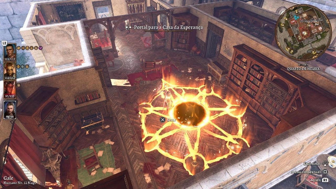 Baldur's Gate 3, fazendo ritual e abrindo o portal para o inferno, Casa ...