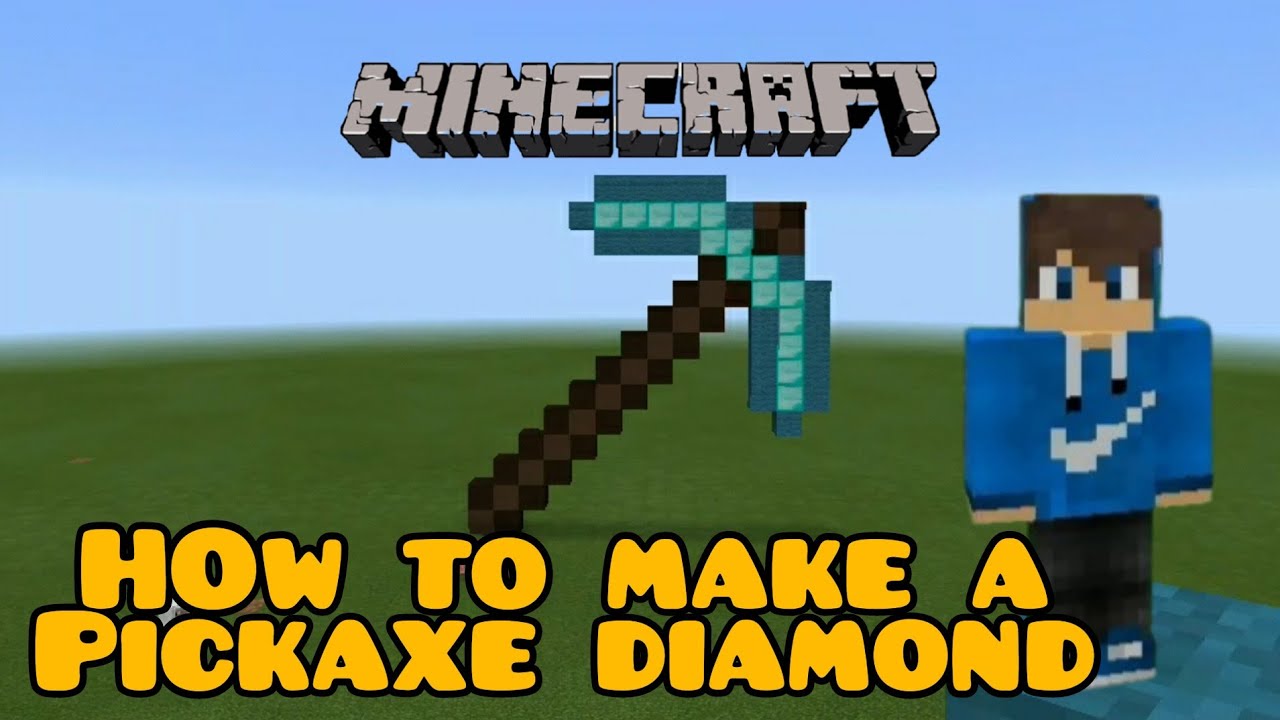 Minecraft : The best Pickaxe diamond build in minecraft - YouTube