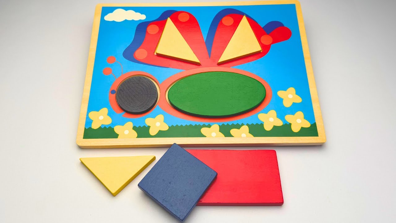Let’s Use Shapes to Make Puzzles! 🧩 Toddler Learning Video - YouTube