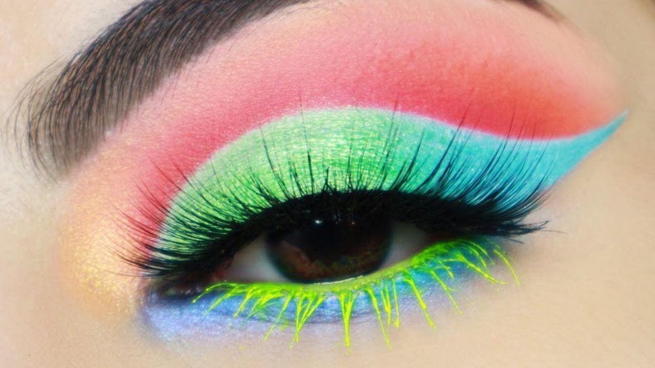 TOP 10 Unique Eye Art Makeup Tutorials - YouTube