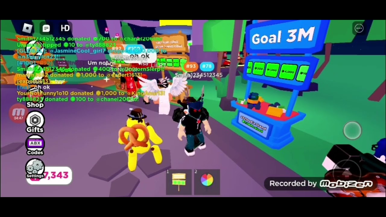 Me And My Friend Gave Away 48,000 Fake Robux In Pls Donate S.. - YouTube