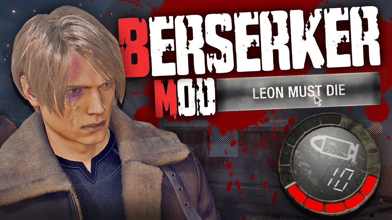 This RE4R Berserker Mod Challenge IS BRUTAL... - YouTube