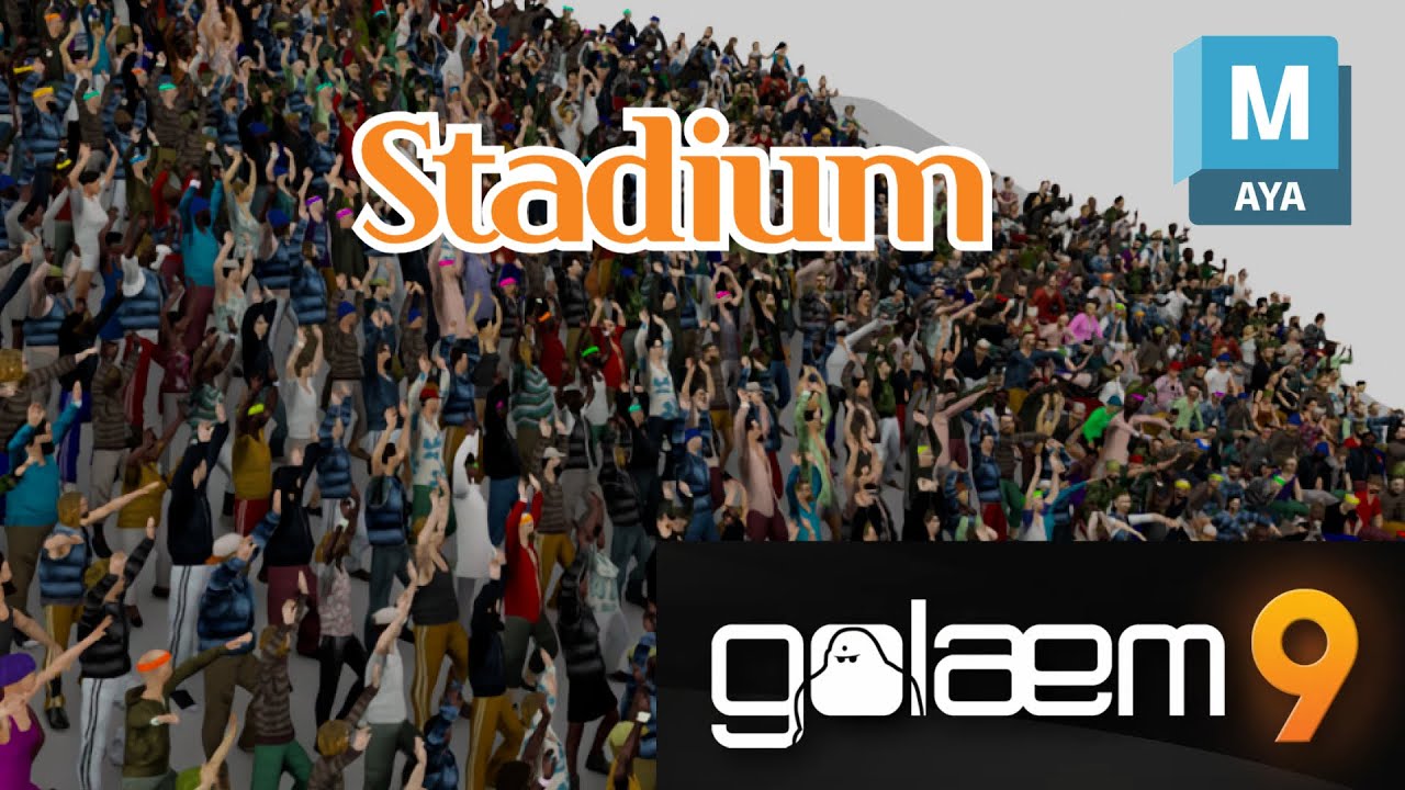 Maya Golaem Crowd 9 Stadium - YouTube