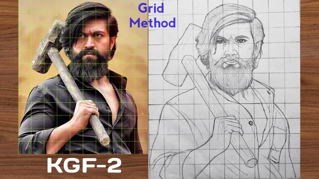 Sketch Drawing Kgf at Arthur Popp blog