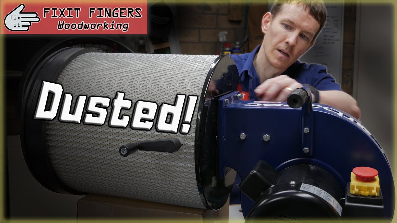 HVLP Dust Extraction for Small Workshops - The Carbatec 1HP Wall Mount ...