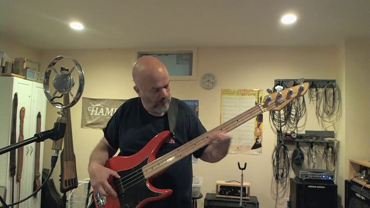 1980s Peavey Patriot Bass Fretless Conversion - YouTube