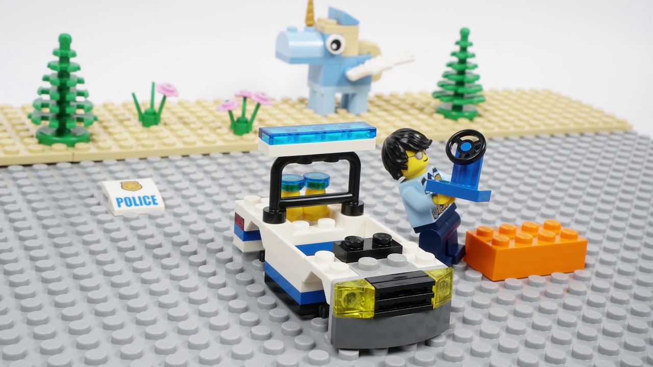 Let's Build LEGO CITY Police Car! - YouTube