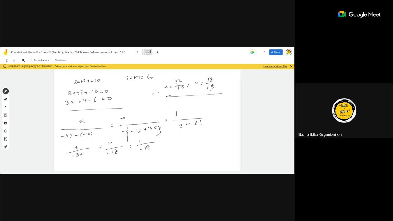 Foundational Maths For Class IX (Batch-2) - Madam Tuli Biswas - YouTube