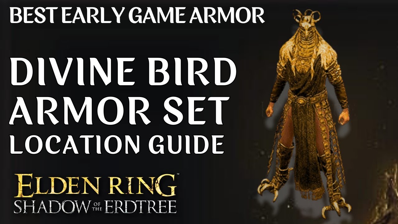 Divine Bird Armor Set Location in Elden Ring | Best Early Game Armor in ...