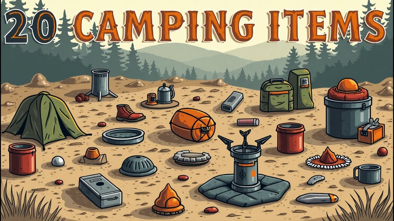 20 Camping Items You'll Wish You Had In a Disaster - YouTube