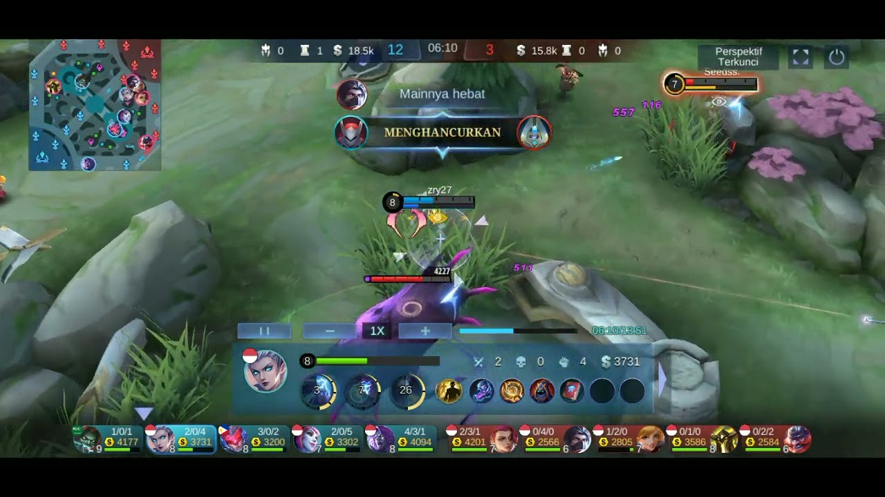 edora sang petir maut,,sekali ulti lawan lenyap!!! - YouTube