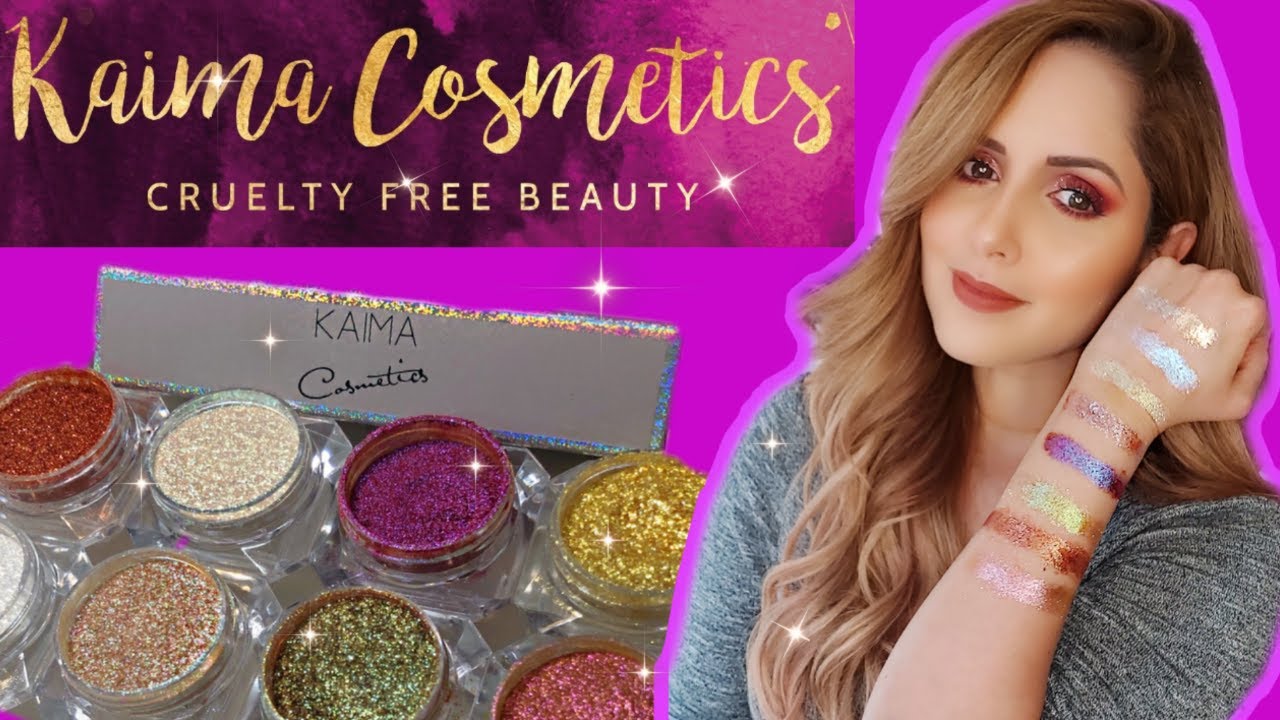 GLITTERS KAIMA COSMETICS!!! - YouTube