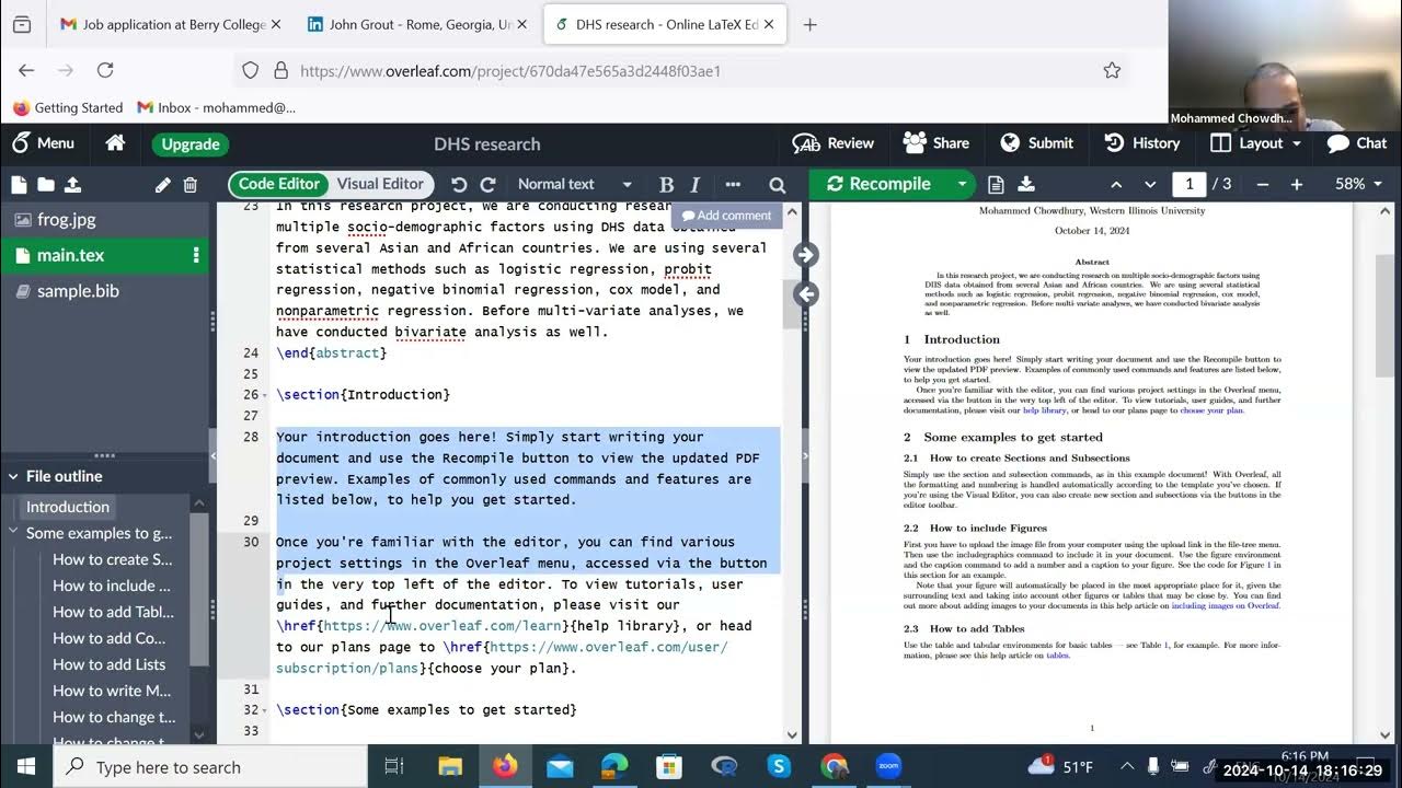 Latex with Overleaf to write scientific papers - YouTube