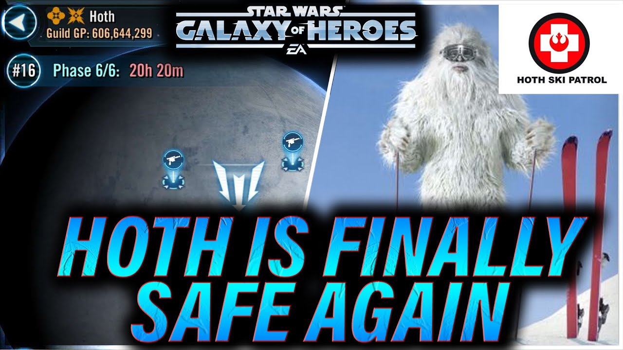 HOTH SHOWCASE - YOU'LL NEVER BELIEVE WHAT'S THERE (hah) #swgoh # ...