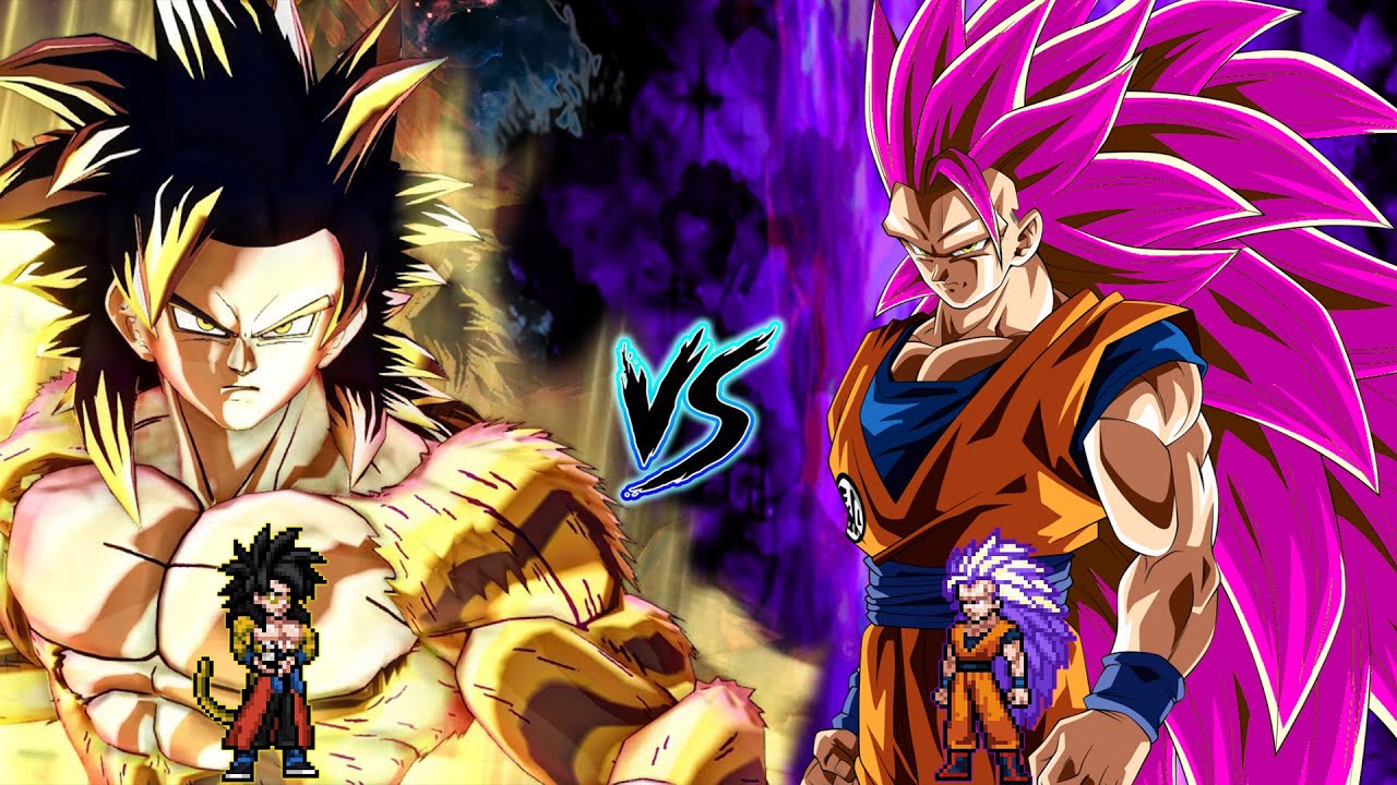 🔥UNIVERSAL TREE POWERED GOKU SSJ4 VS GOKU ULTRA EGO SSJ3 IN JUMP FORCE ...